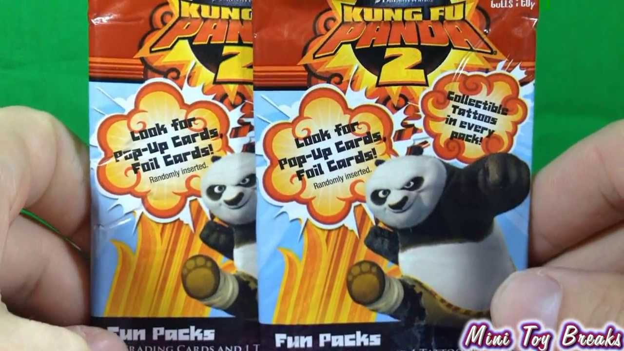 Kung Fu Panda 2 - Trading Card Fun Pack Break X2 - YouTube