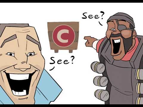 DemoMan and Soldier see the C (15.ai tf2 meme dub) - YouTube