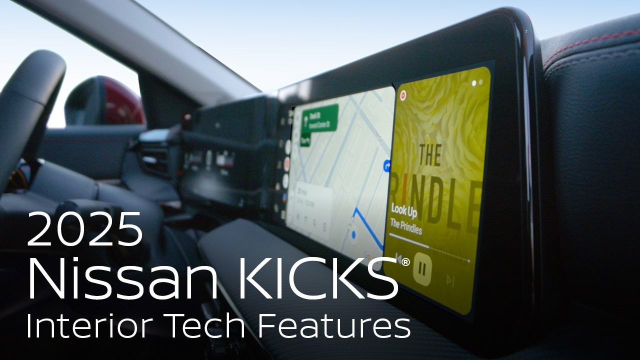 All-New 2025 Nissan Kicks® SUV | Interior Tech Features - YouTube
