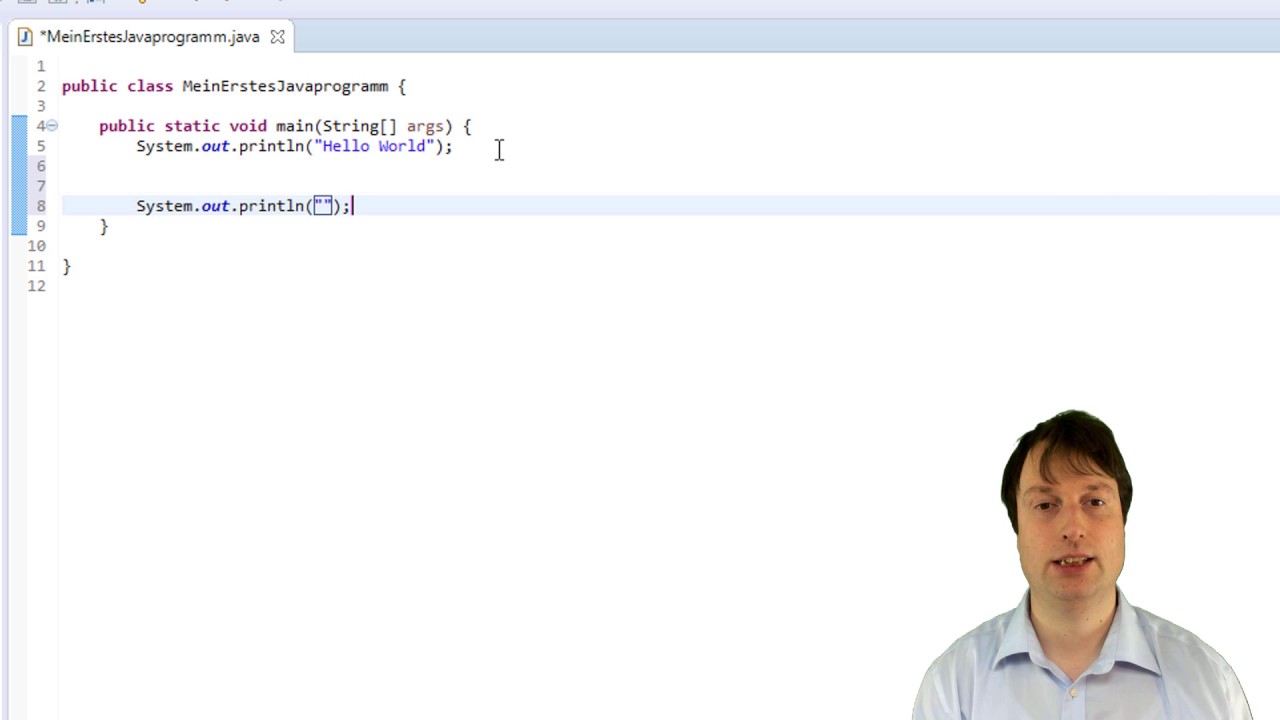 05 - Eclipse IDE: Auto-Completion und Korrekturhilfen - YouTube