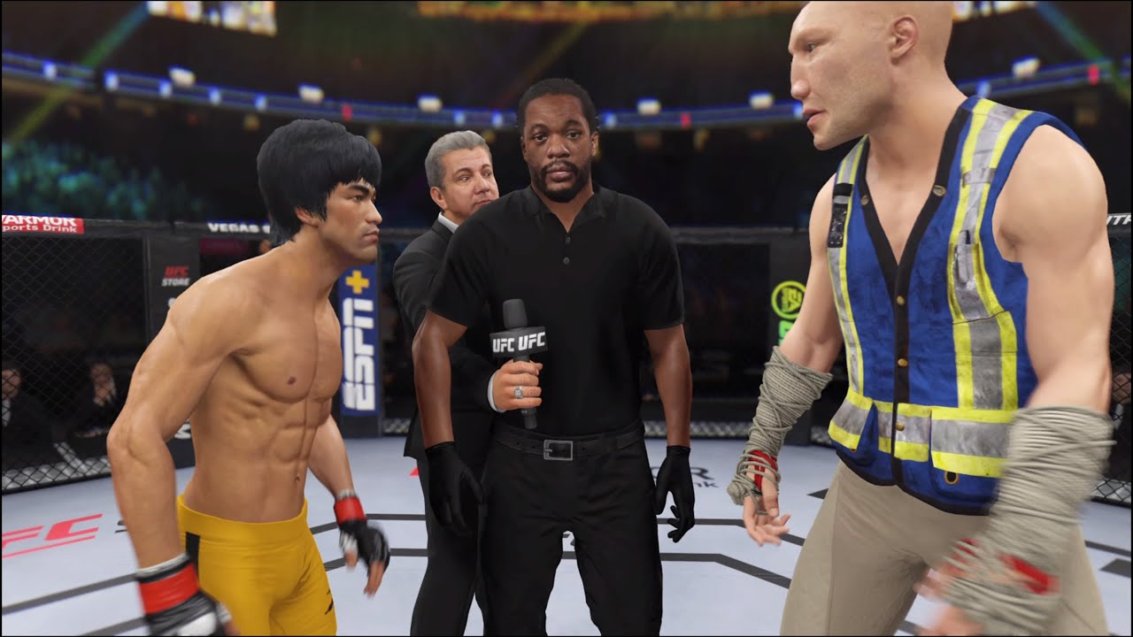 Bruce Lee vs. Meme Man - EA Sports UFC 4 - Epic Fight 🔥🐲 - YouTube