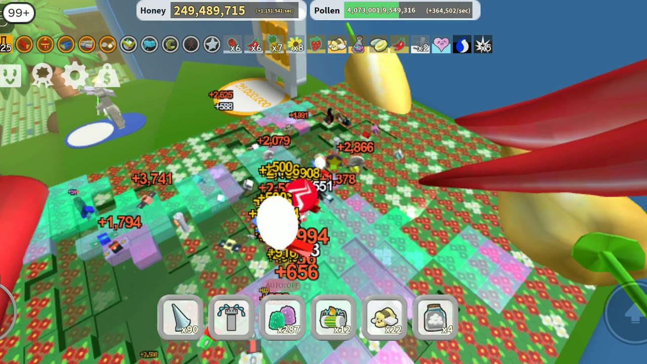 Paper field x6: Bee Swarm Simulator - YouTube
