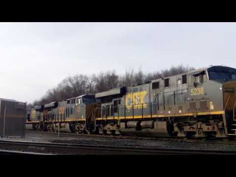CSX K811 @ WELLSBORO, IN 12 23 19 CSX 5238 CSX 3138 CSX 746 - YouTube