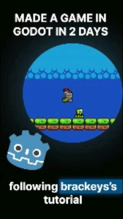 made my first game in godot by following brackeys tutorial #game #2d #brackeys #firstgame # ...