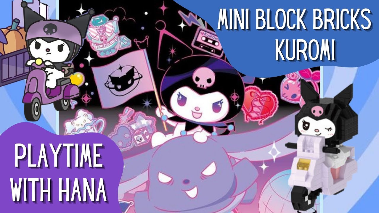 SUPER MINI BLOCK BRICKS - SANRIO KUROMI EDITION - YouTube