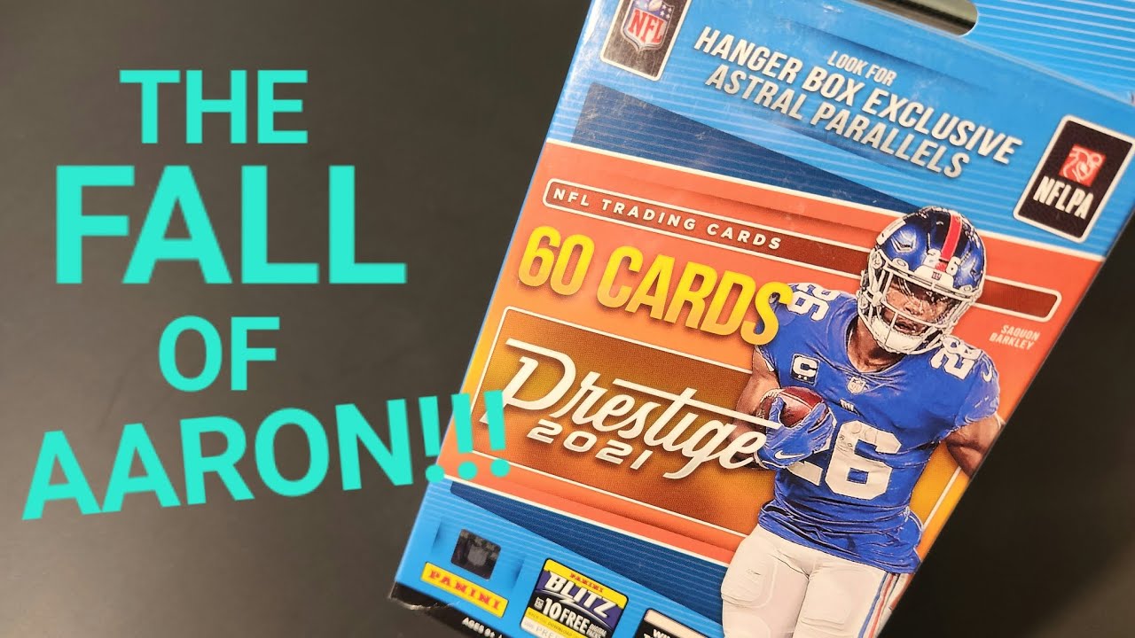 BAD AARON!!! BAD!!! 2021 Panini Prestige Football 60 Card Hanger Box ...