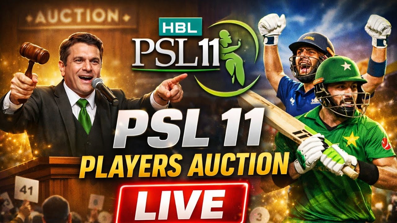 PSL 11 Auction Live Today 🏏 | Sab Se Mehnga Player Kaun? - YouTube