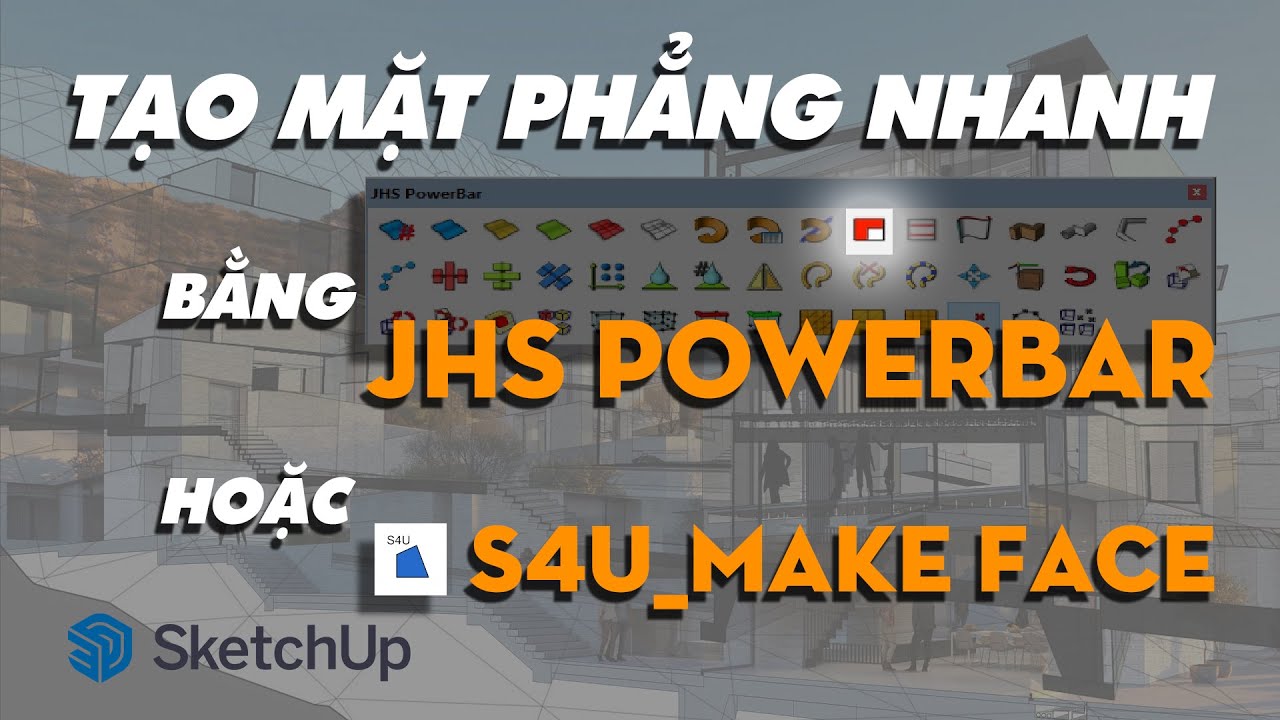 Hướng dẫn tạo mặt phẳng nhanh trong Sketchup | Make faces Quickly in Sketchup - YouTube