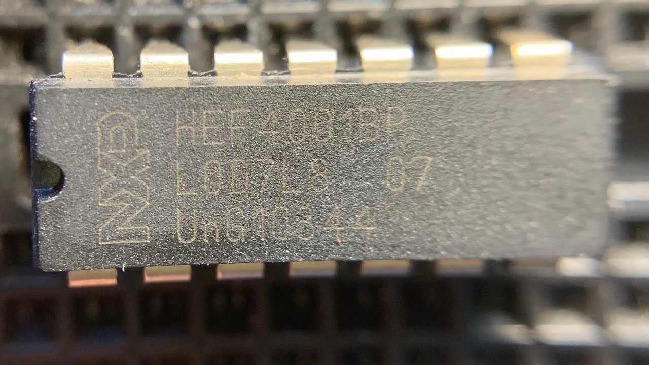 Cổng Logic NOR nguyên lý và test ic HEF4001BP ️🍇🍉🍎 - YouTube