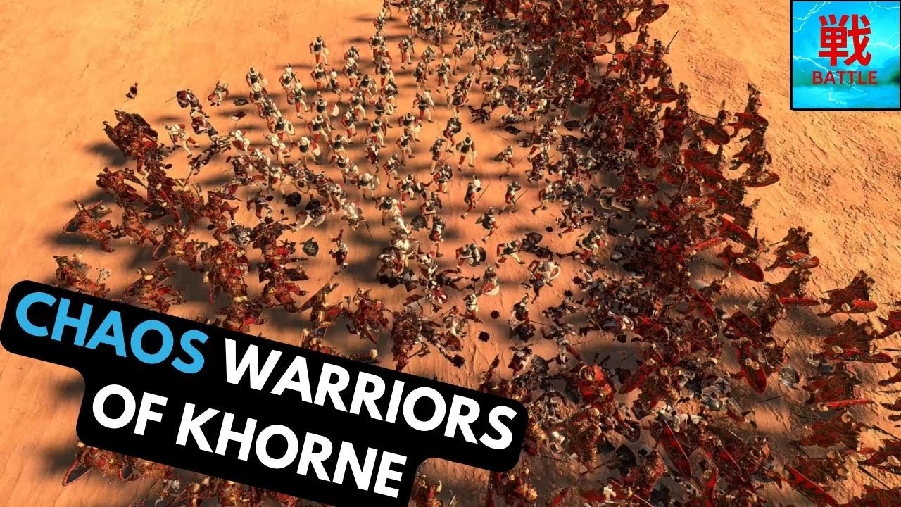 Chaos Warriors of Khorne - Unit Focus - YouTube