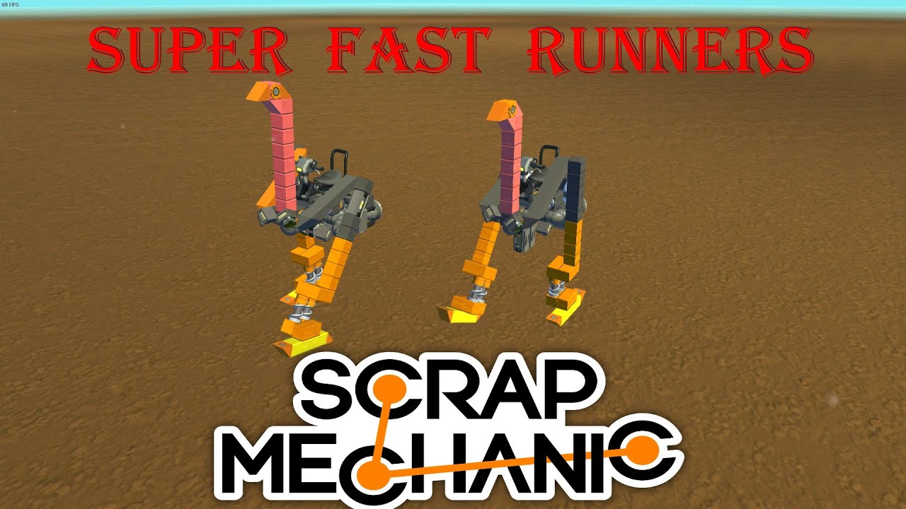 Scrap Mechanic: Super Fast Bipedal Ostrich WALKER [+tutorial] - YouTube