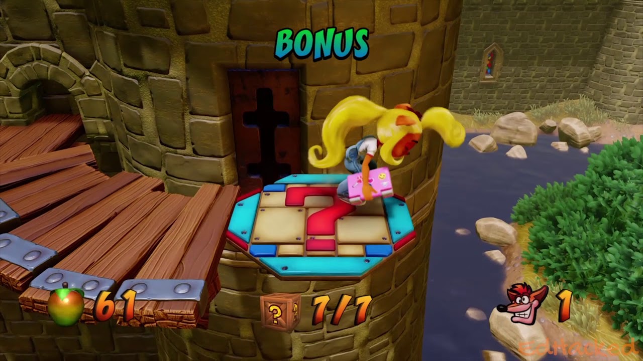 Crash 3 Warped - Coco - Toad Village Clear Gem - Crash Brandicoot N ...