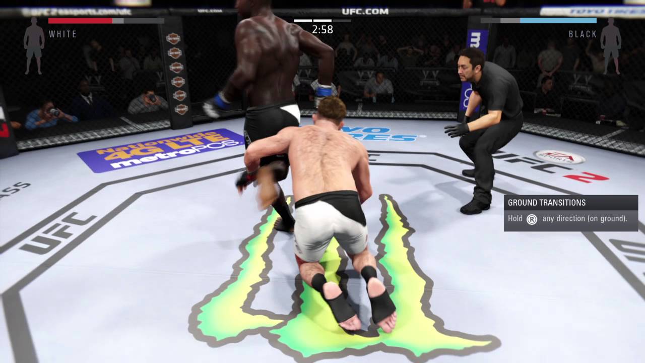 UFC 2 - Shadow Black Body Lock slam after Flying Armbar - YouTube