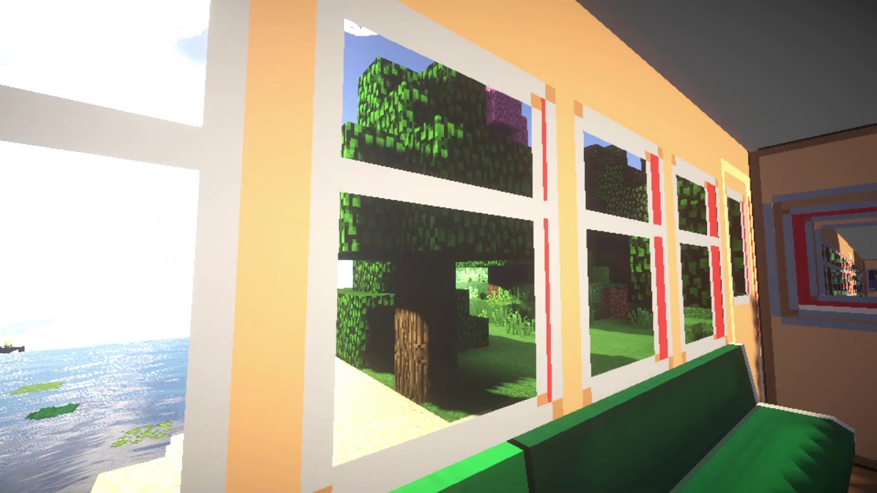 (Minecraft) Shuttle train service to North Beach station - YouTube