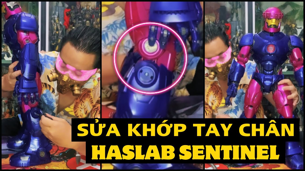 CÁCH SỬA LỖI KHỚP TAY CHÂN MARVEL LEGENDS HASLAB SENTINEL - YouTube