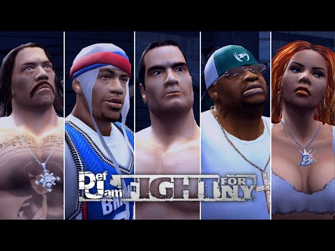 Def Jam Fight for NY - All Blazin Moves (All Characters) Intros & Win Poses