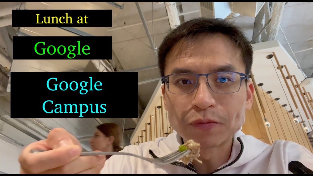 [4K Food Vlog] Lunch at Google Cafeteria - YouTube