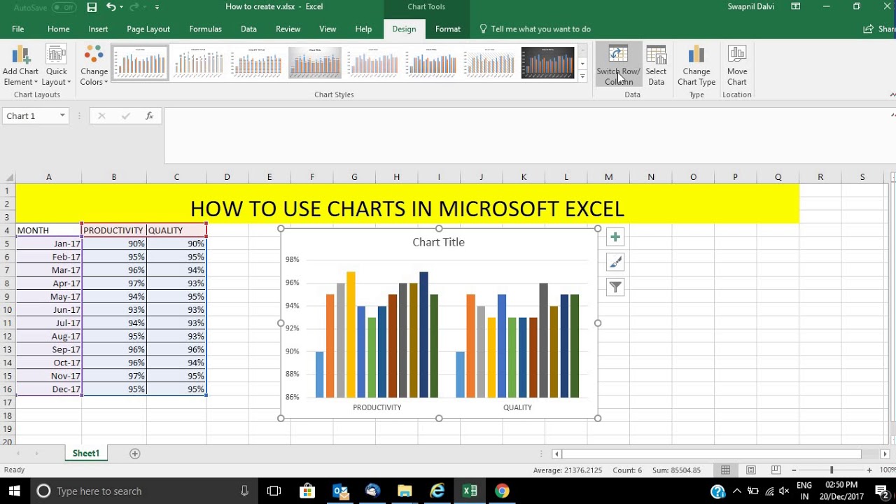 How To Use Charts Bar Graphs Line Graphs Etc In Microsoft Excel how-to-use-charts-bar-graphs-line-graphs-etc-in-microsoft-excel