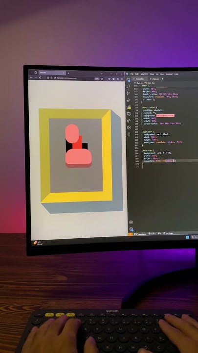Coding The Mona lisa with HTML and CSS #css #html #frontenddevelopment #webdevelopment - YouTube