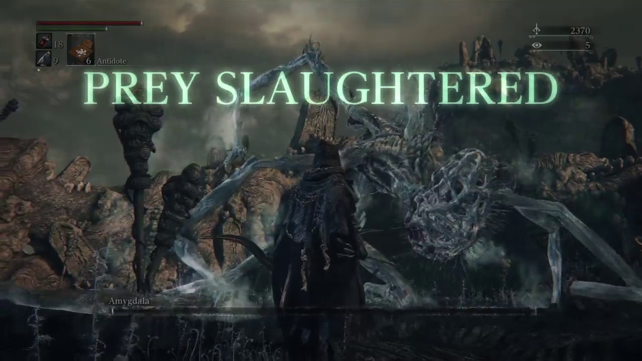 Bloodborne - Simon's Bowblade (+10) Vs Amygdala - YouTube