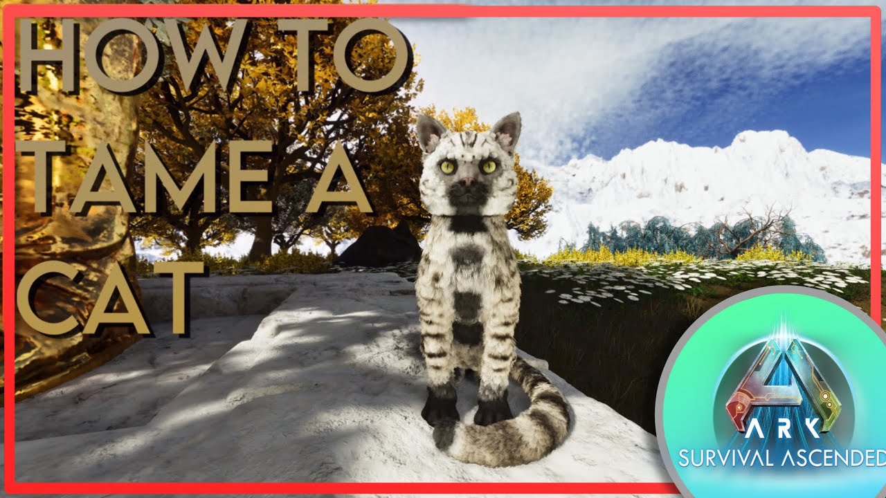 How to tame the NEW CATS!!!! ARK: Ascended - YouTube