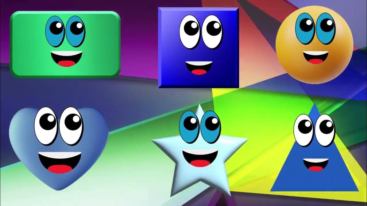 The Shapes Song| We are Shapes| What shape am I? Shape| Shapes|circle ...