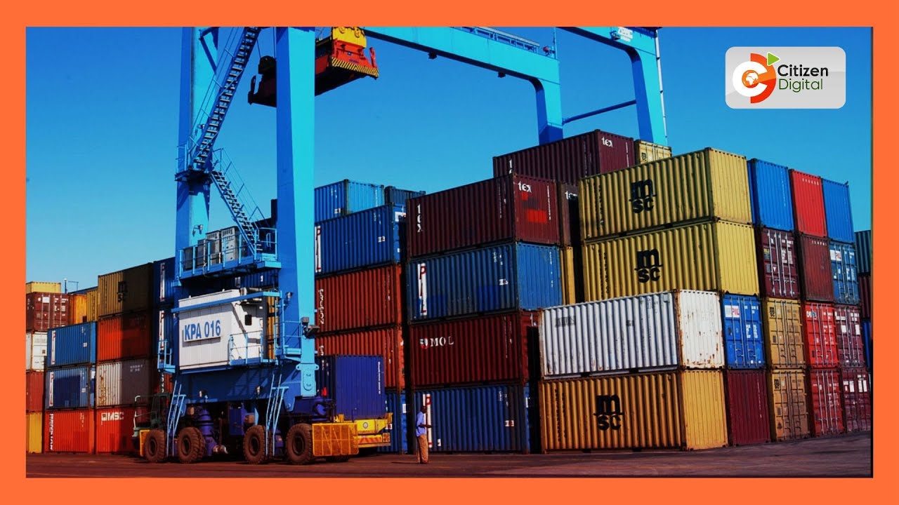 Largest container ship docks at the busy Mombasa port - YouTube
