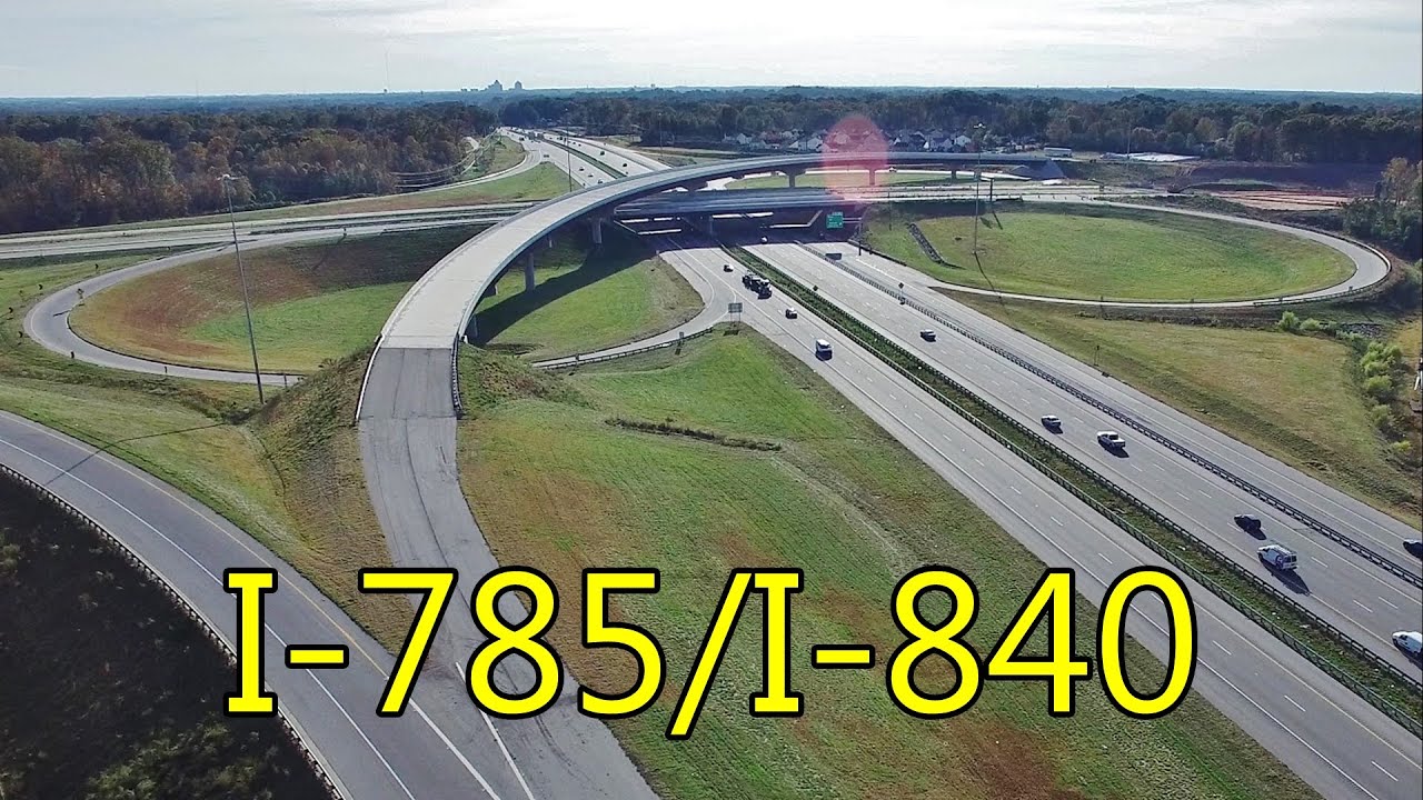 Updated Aerial Views of I-785 to Lees Chapel Rd Along the I-840 Urban ...