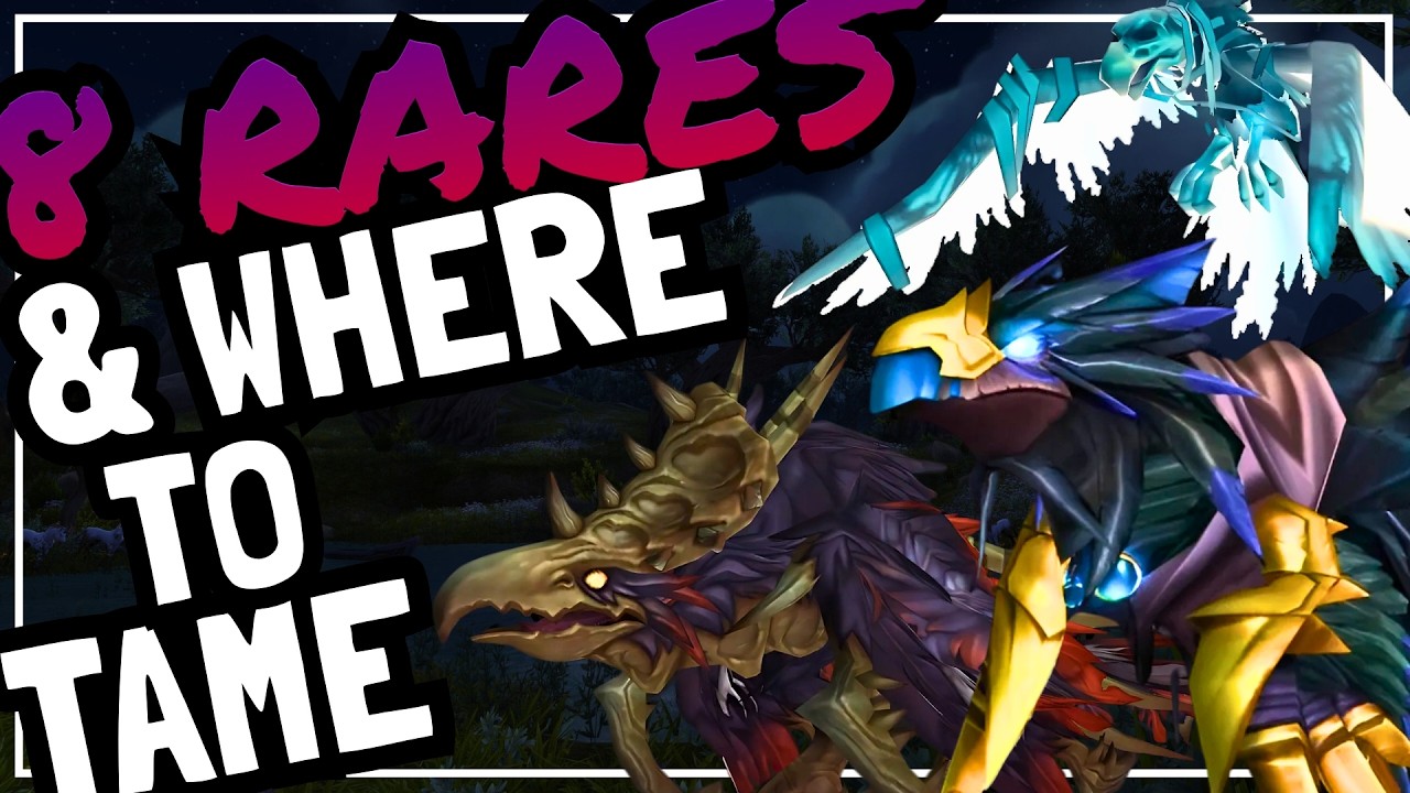 Hunter Pet Guide: BIRDS OF PREY | Rare Pets & Locations | World of ...
