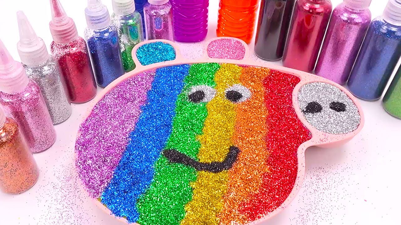 Mixing All Colors Slime Smoothie with Peppa Pig| Learn Colors Rainbow ...