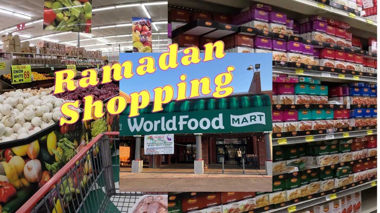 Ramadan Grocery at the World Food Market - YouTube