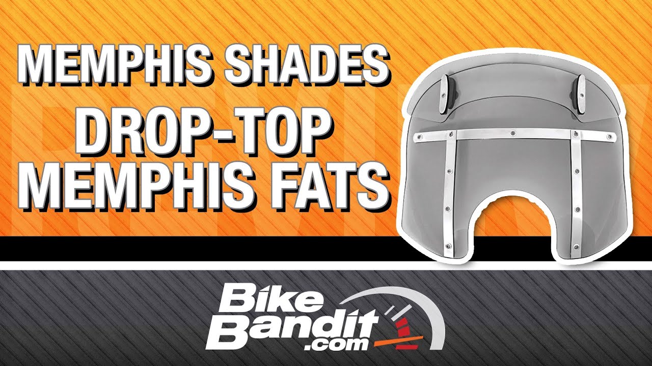 Memphis Shades Drop Top Memphis Fats at BikeBandit.com - YouTube