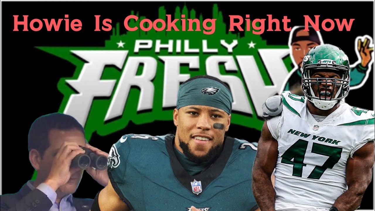 Howie Roseman cooking 🧑‍🍳 Signing Saquon Barkley Bryce Huff Zack Baun ...