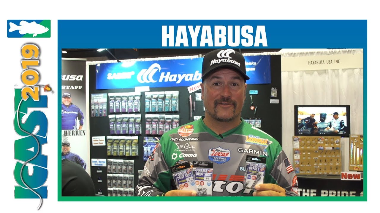Hayabusa HD Drop Shot & Offset Hooks with Fred Roumbanis | iCast 2019 ...