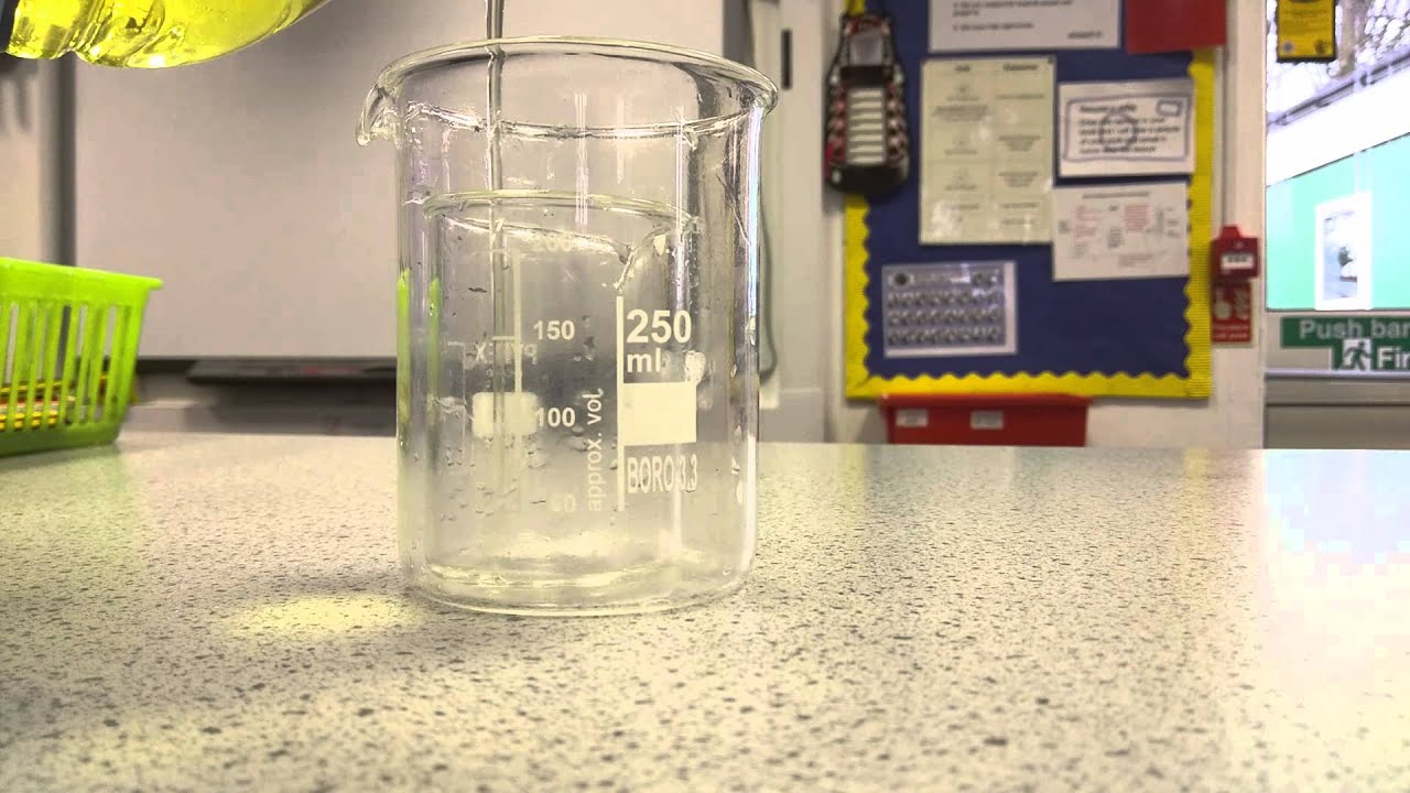 The vanishing beaker - YouTube
