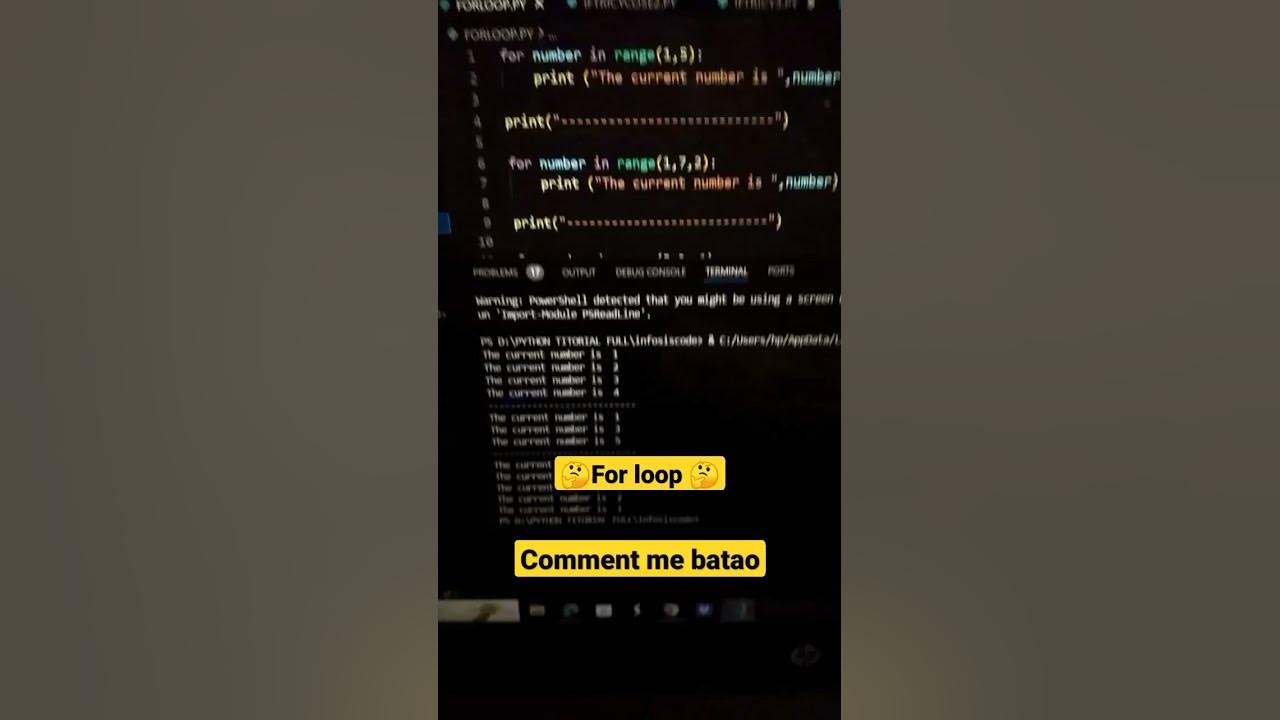 What Is Give Output Of This Code🤔💻 Shorts Coding Python Loop Forloop Youtube 