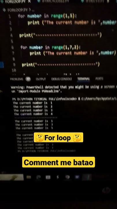 What Is Give Output Of This Code🤔💻 Shorts Coding Python Loop Forloop Youtube