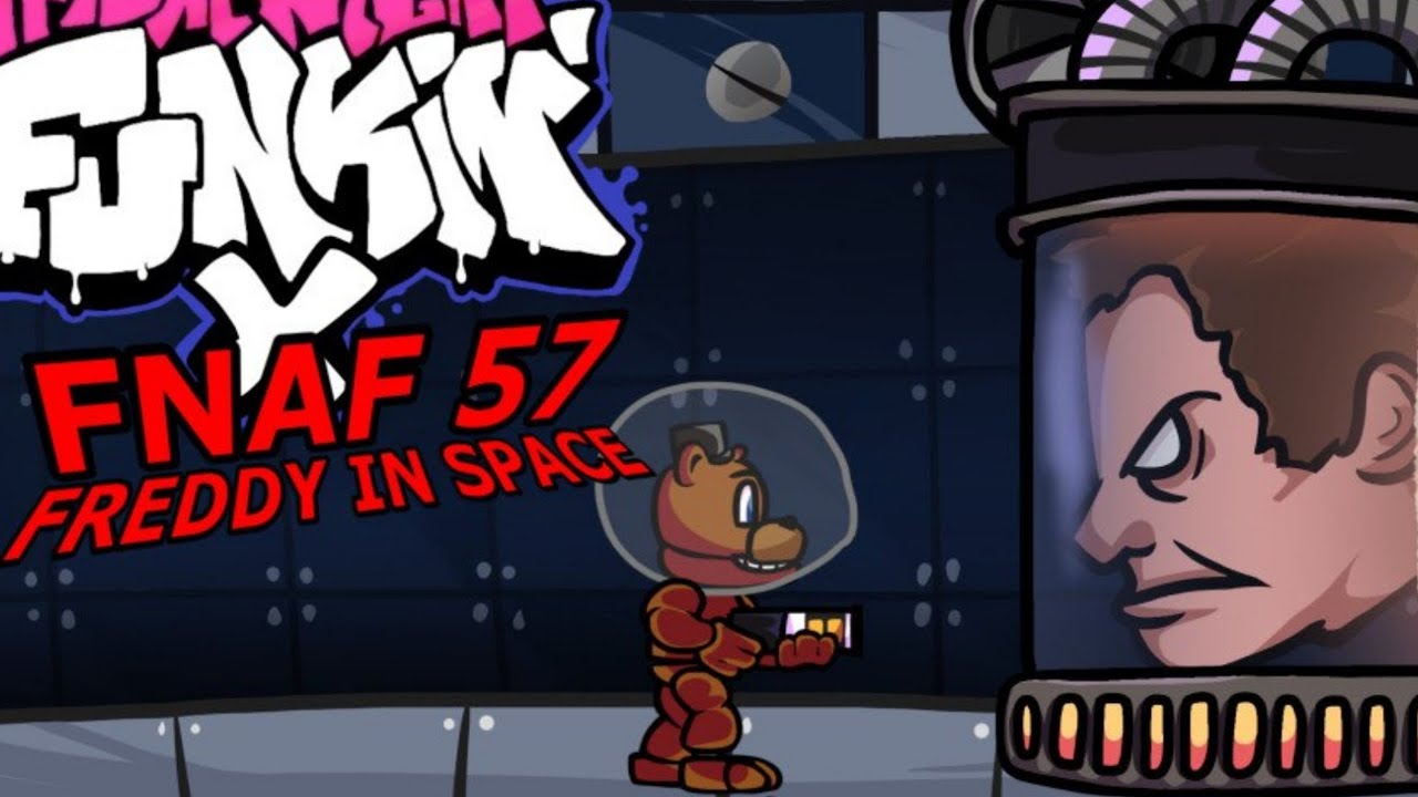 Friday Night Funkin': FNF x FNaF 57 Freddy In Space. FNF Mod # ...