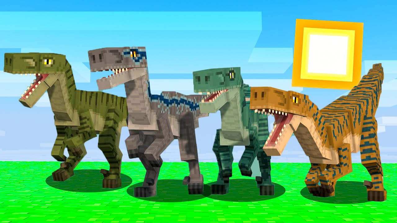 Novos Dinossauros Adicionados No Minecraft Youtube