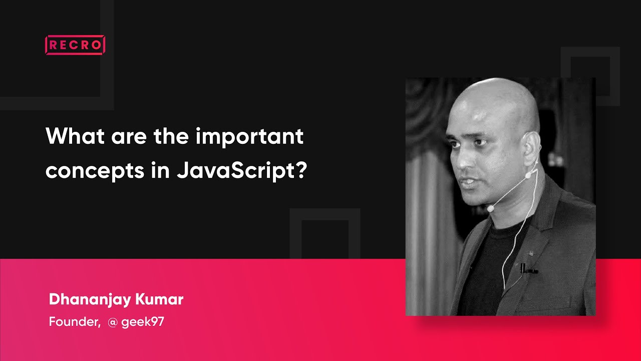 Important Concepts In JavaScript YouTube Important Concepts In JavaScript YouTube