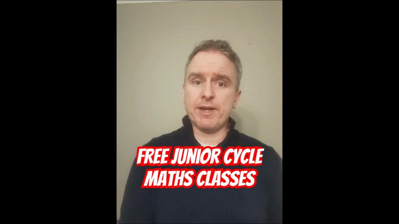 Free Junior Cycle Maths Classes - YouTube
