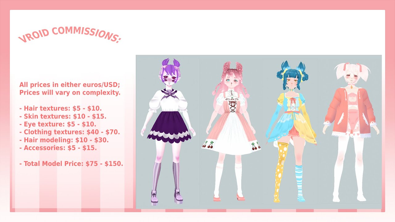 Vroid Models - Showcase - YouTube