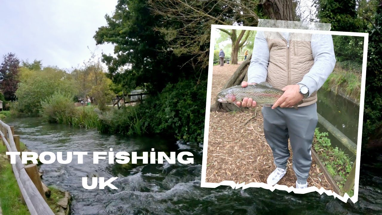 [4K] Bibury Trout Farm | Trout Fishing experience in UK | Trout Farm ...