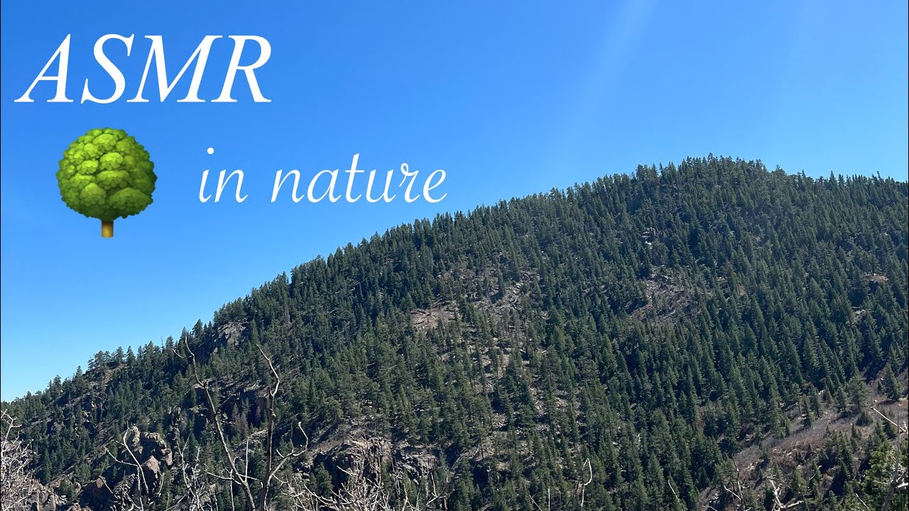 Relaxing ASMR in Nature🍃 (close-up whispered) - YouTube