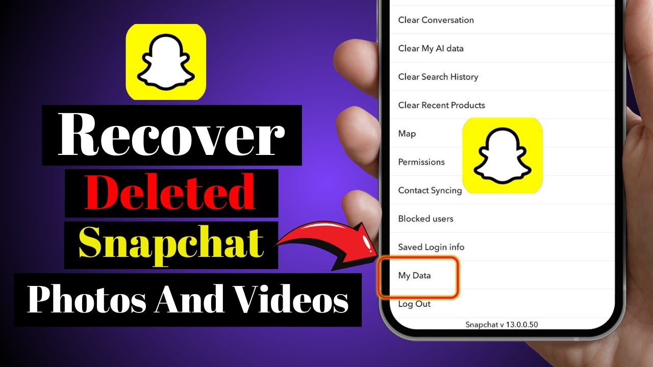 How To Recover Deleted Snapchat Photos Or Videos On Android | Restore ...