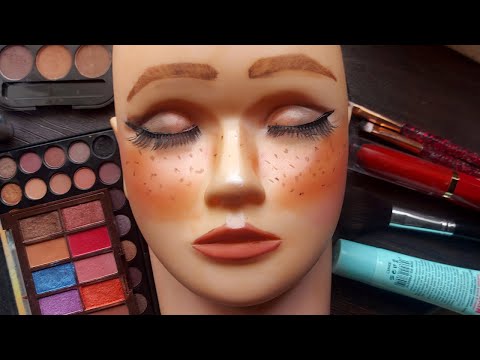 ASMR Makeup on Mannequin