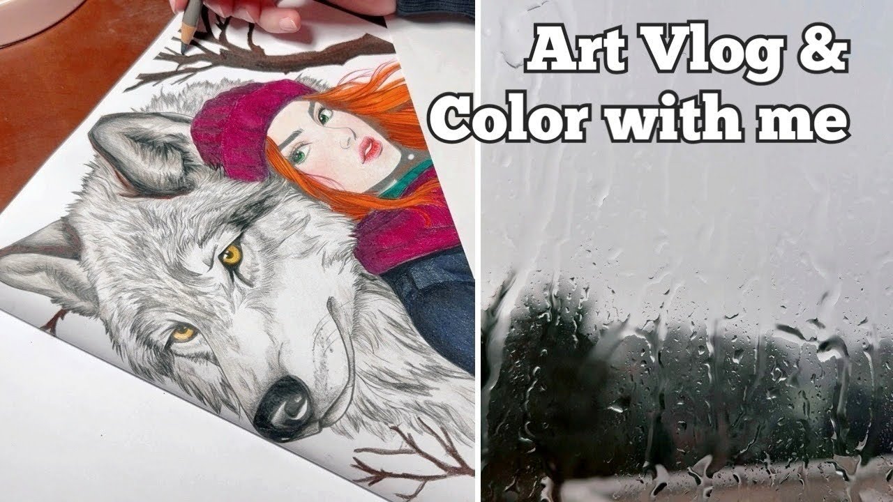 Art Vlog | Color with Me My New Coloring Book | Valentine’s Day Edition ...
