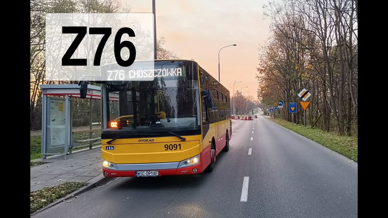 [Z76] Autobusem po Warszawie: Choszczówka - Smugowa - YouTube