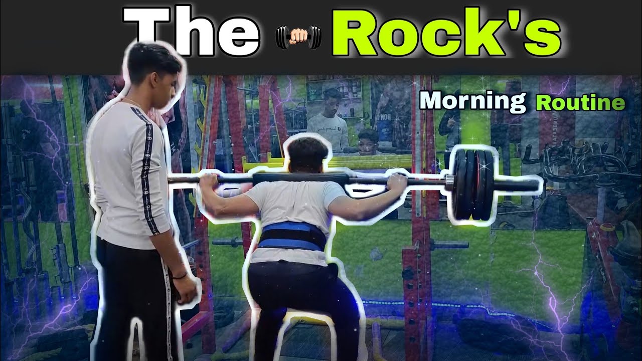 Trying The Rock's Morning Routine. - YouTube