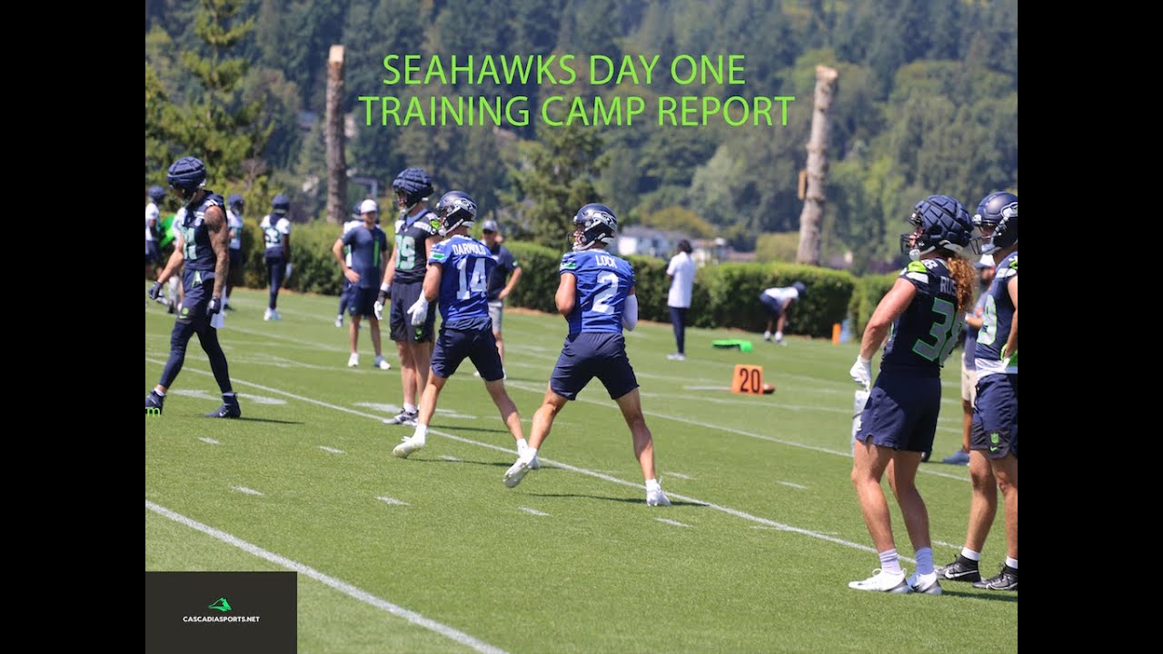 Day One of the Seahawks training camp was all about the Vibe - YouTube